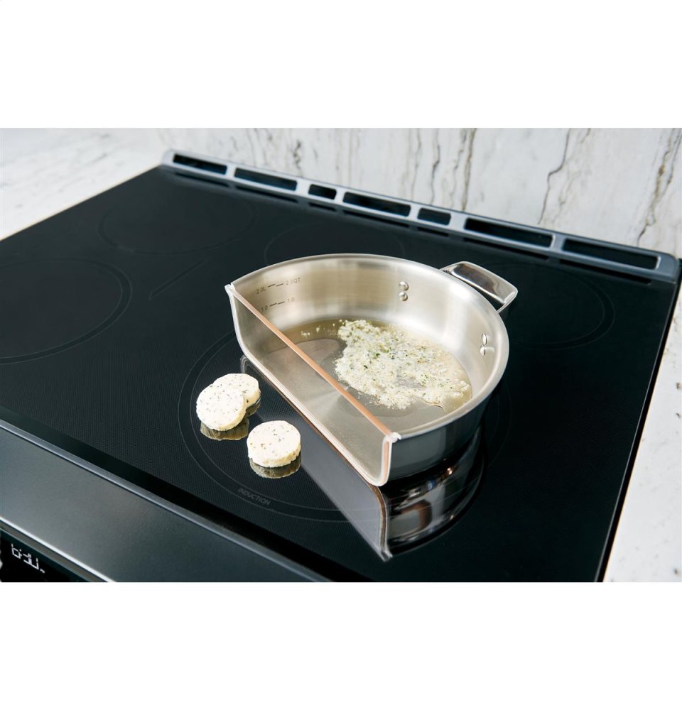 CHS900P2MS1 | Cafe 30" Slide-In Induction Range - Stainless Steel