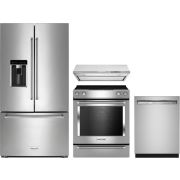 KitchenAid KRFC704FPS 23.8 cu. ft. 36" Counter-Depth French Door ...