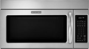 KitchenAid KHMC1857WSS 1.8 cu. ft. Over-the-Range Microwave with 300 ...