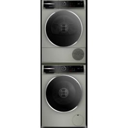 Bosch 800 Series WGB246AXUC Front Load Washer & WQB245AXUC Electric Dryer