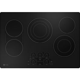GE Profile PEP9030DTBB 30" Built-In Touch Control Electric Cooktop - Black