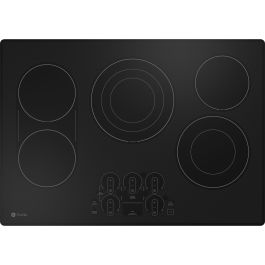 GE Profile PEP9030STSS 30" Built-In Touch Control Electric Cooktop ...
