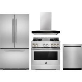 Jenn-Air 4 Piece Appliance Package with JFFCF72DKL Refrigerator ...