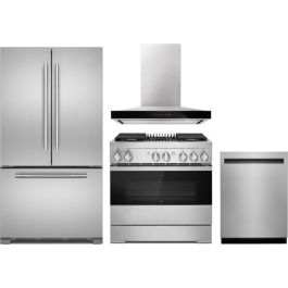 Jenn-Air 4 Piece Appliance Package with JFFCF72DKL Refrigerator ...