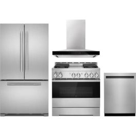 Jenn-Air 4 Piece Appliance Package with JFFCF72DKL Refrigerator ...