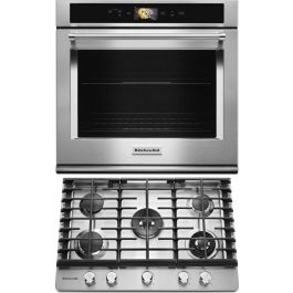 KitchenAid 2 Piece Appliance Package with KCGS950ESS Cooktop ...