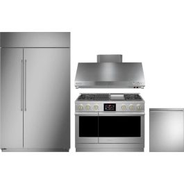 Monogram 4 Piece Appliance Package with ZISS480NNSS Refrigerator ...