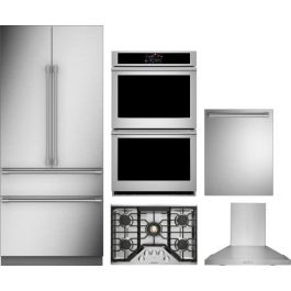 Monogram 5 Piece Appliance Package with ZIP364IPVII Refrigerator ...