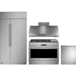 Monogram 4 Piece Appliance Package with ZISS420NNSS Refrigerator ...