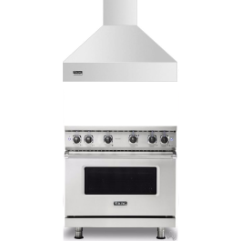Viking 2 Piece Appliance Package with VGR5364GSS Gas Range ...