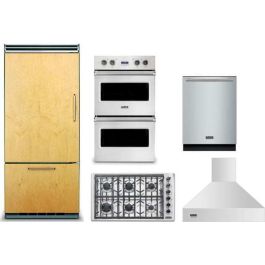 Viking 5 Piece Appliance Package with FDBB5363EL Refrigerator ...