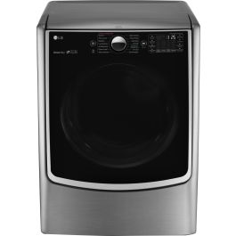 DLEX5000V | LG 27" 7.4 cu. ft. Electric Dryer, TurboSteam - Graphite Steel