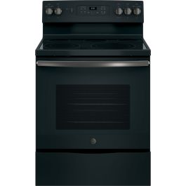 JB655FKDS | GE 30" Electric Range, Convection, Self Clean - Black Slate