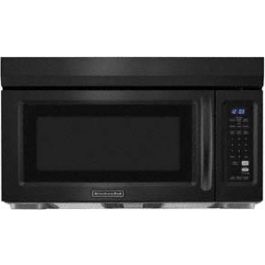 KitchenAid KHMS1850SBL 1.8 Cu. Ft. Over-the-Range Microwave Oven with ...