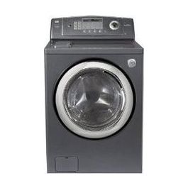 LG : WM0742HGA 27" XL Front-Load Steam Washer - Pearl Grey