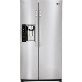 LG LSSC243ST 23.5 cu. ft. Counter-Depth Side by Side Refrigerator with ...