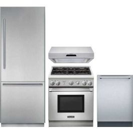 Thermador 4 Piece Appliance Package with T30BB810SS Refrigerator ...