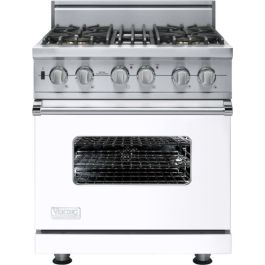 Viking VGSC5304BWH 30" Pro-Style Gas Range with 4 VSH Pro Sealed ...