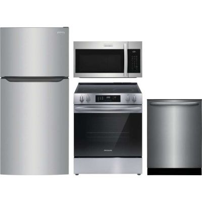 Frigidaire 4 Piece Appliance Package with FFHT1835VS Refrigerator ...