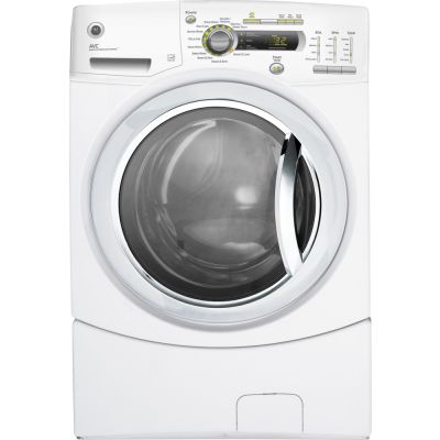 GE GFWH2400LWW 27" Front-Load Washer with 4.1 cu. ft. Capacity ...