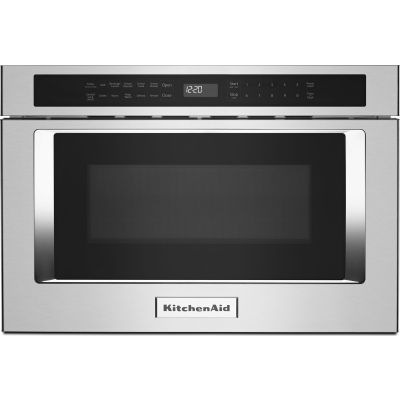 KitchenAid KMBD104GSS 24" Under-Counter Microwave Oven Drawer ...