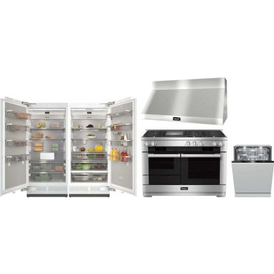 Miele 5 Piece Appliance Package with F2912VI, K2902VI Refrigerator ...