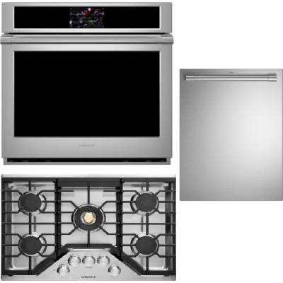 Monogram 3 Piece Appliance Package with ZGU30RSLSS Cooktop, ZTS90DPSNSS ...