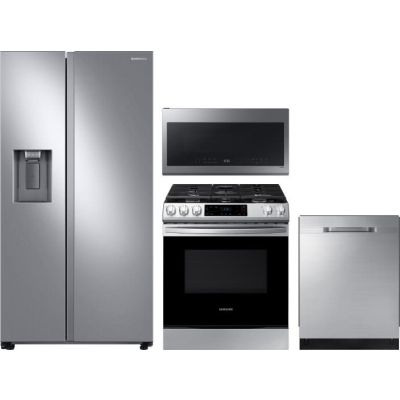 Samsung 4 Piece Appliance Package with RS22T5201SR Refrigerator ...