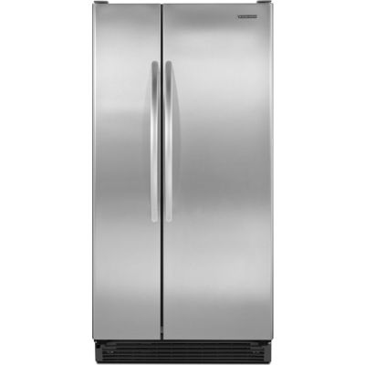 KitchenAid KSRS22MWMS 21.5 cu. ft. Side by Side Refrigerator with ...