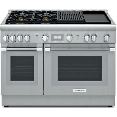 PRD484WCHU | Thermador Pro Harmony 48" Dual Fuel Range - 4 Burners ...