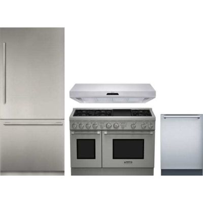Thermador 4 Piece Appliance Package with T36BB920SS Refrigerator ...