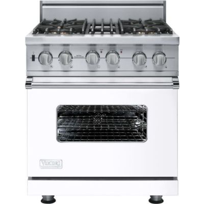 Viking VGSC5304BWH 30" Pro-Style Gas Range with 4 VSH Pro Sealed ...
