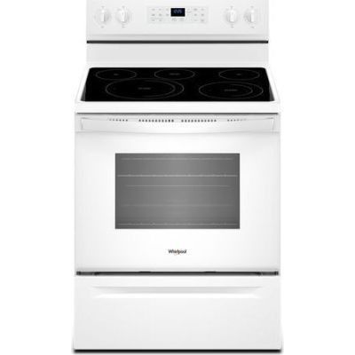WFE550S0HW | Whirlpool 30" 5.3 cu. ft. Electric Range, Convection - White